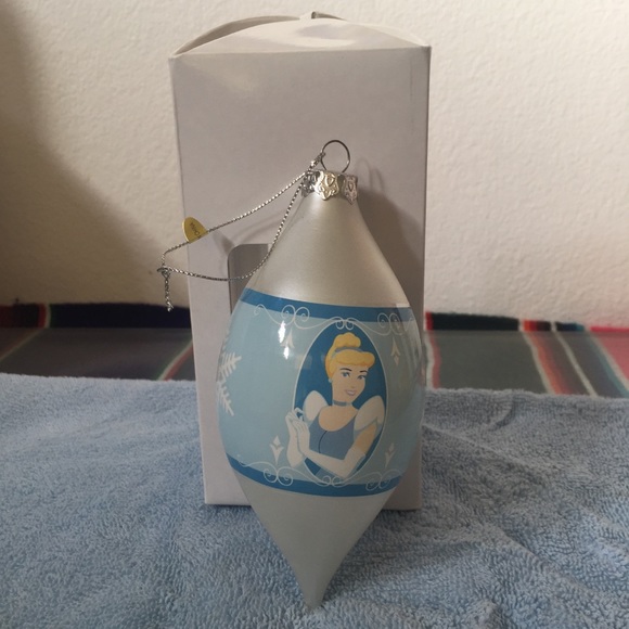 Disney | Holiday | Disney Store Princess Teardrop Glass Ornaments ...